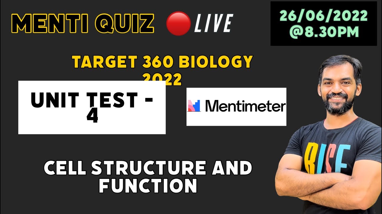 Cell structure and function | Menti quiz #live - YouTube