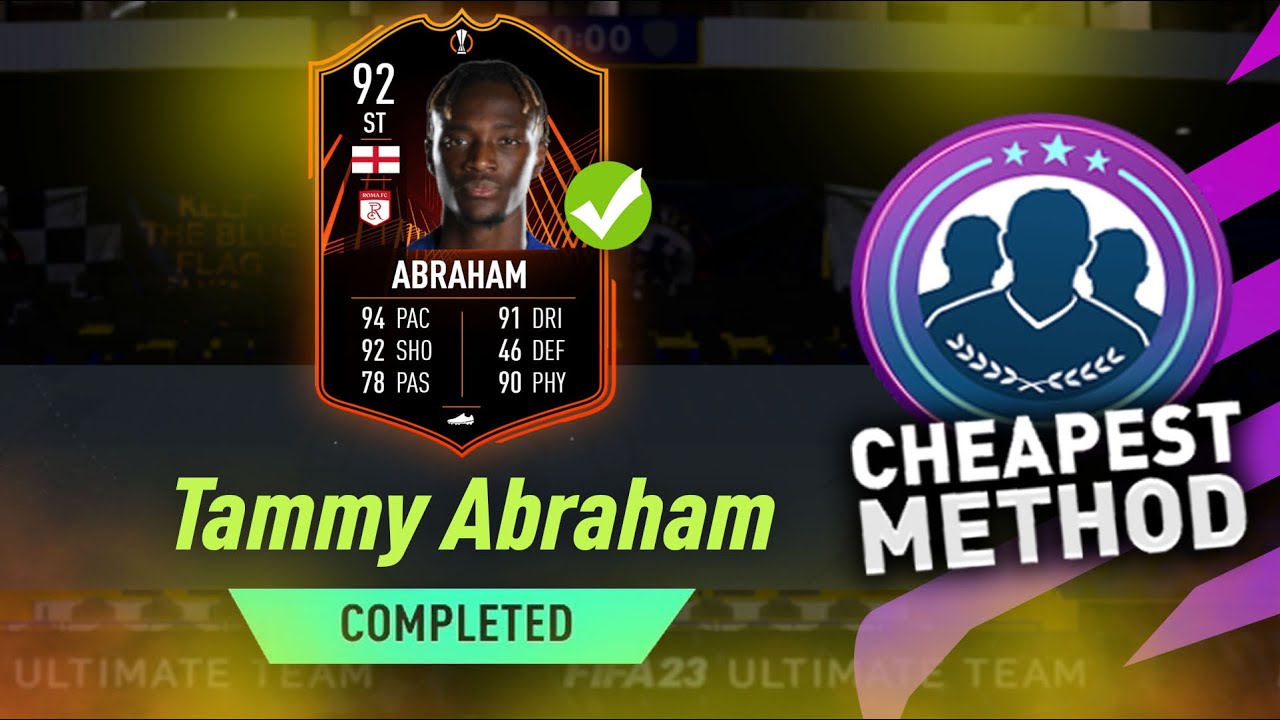 Wow..🤩 92 RTTF Tammy Abraham SBC! (Cheapest Method) - #FIFA2 3 - YouTube