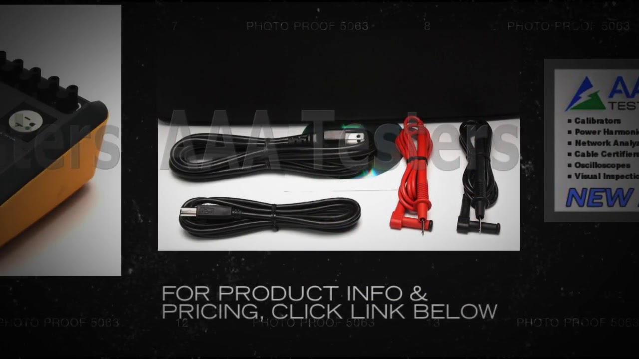 Fluke ESA620 115 VAC Electrical Safety Analyzer - YouTube