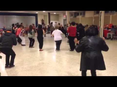 Grandma's Line Dance Christmas Party 2015 - YouTube