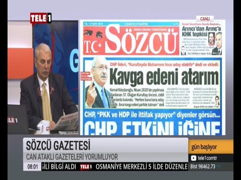 TELE 1 / Can Ataklı Gündemi Yorumluyor-04.11.2019/2.Bölüm
