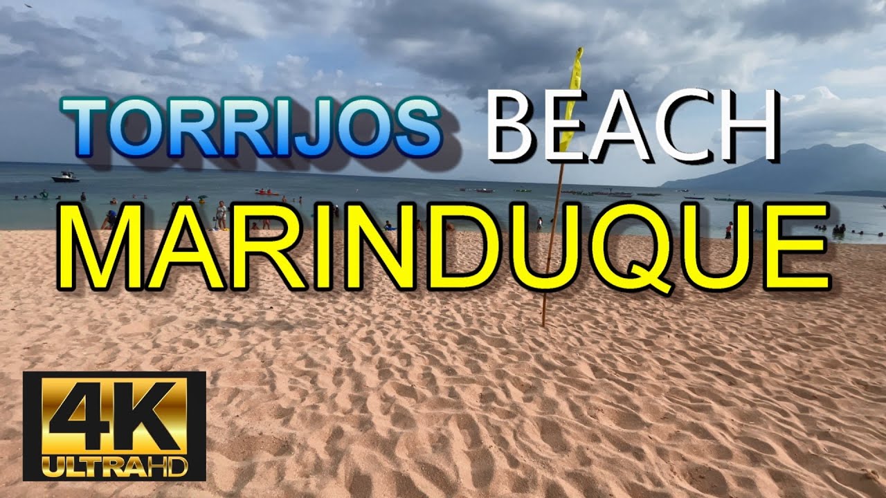 [4K] Exploring Marinduque Island | Torrijos Beach in Marinduque ...