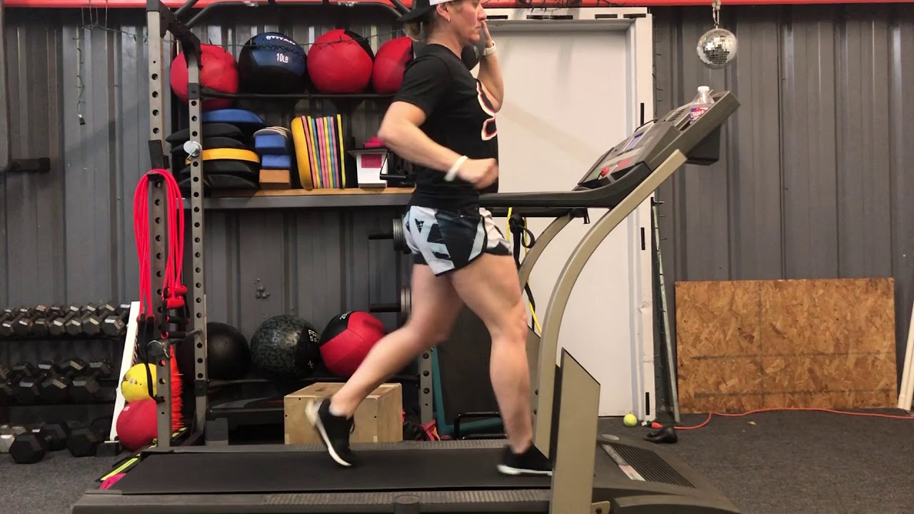 Heavy Slam Ball Carry Intervals on Treadmill - YouTube