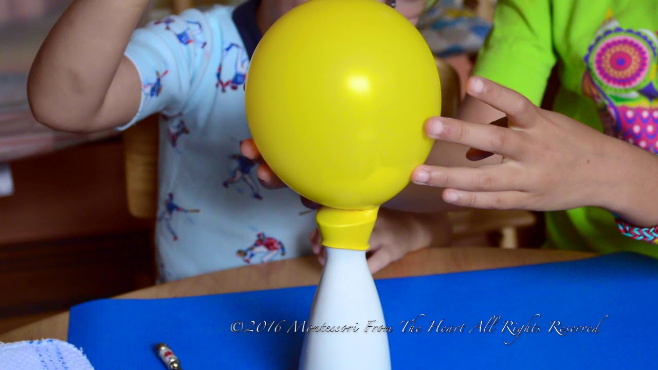 Balloon Baking Soda Vinegar Kids Science - YouTube