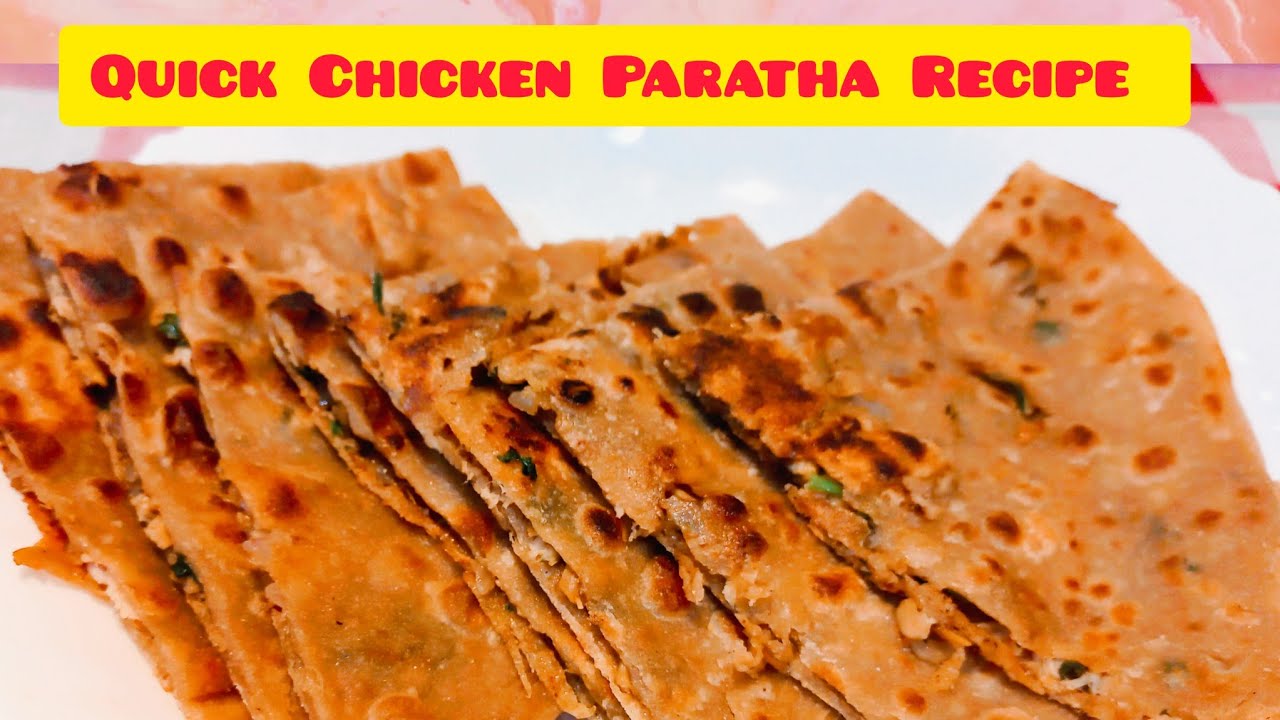 Chicken Paratha Recipe By Cooking With Taste Official 😋 || Super "easy ...