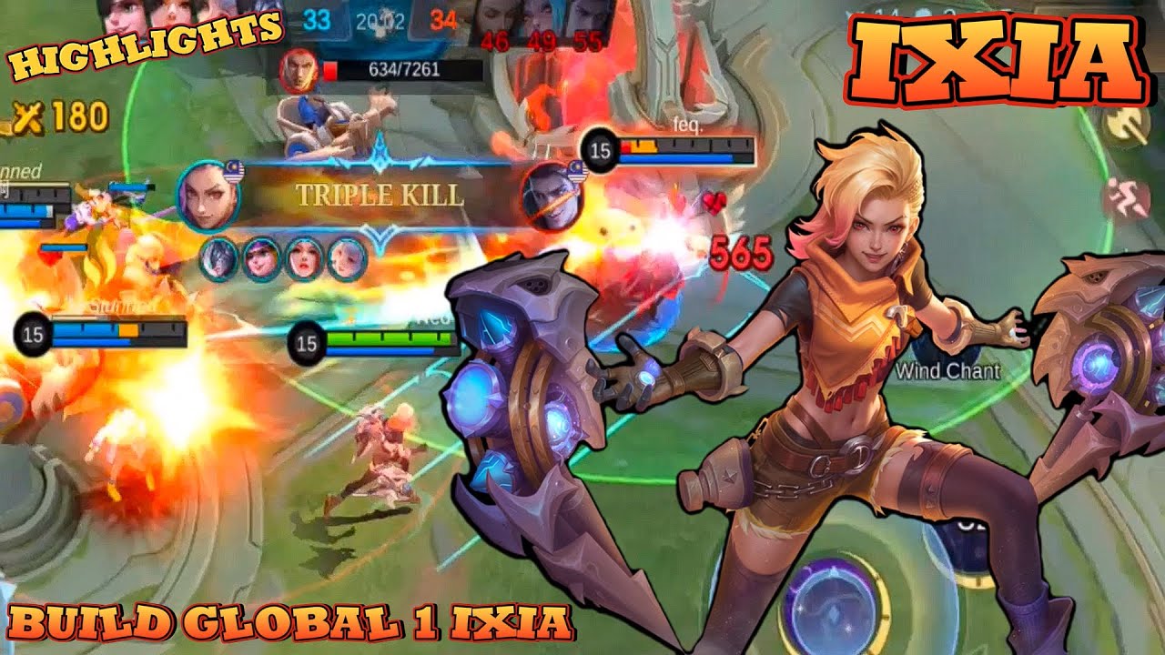 Ixia MLBB Highlights | Build Global 1 Ixia | Powerful Marksman | Mobile ...