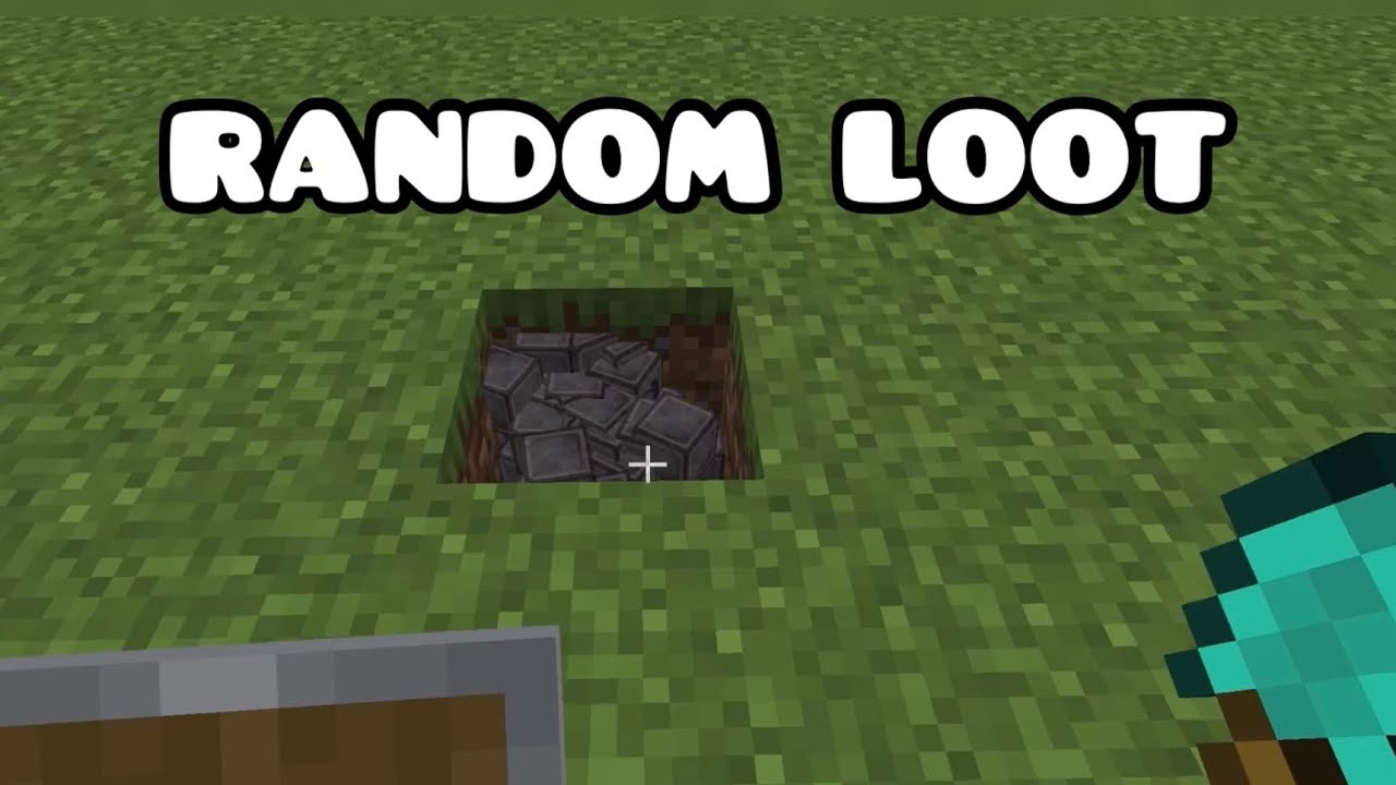 Trying to Beat Minecraft with an Random Loot Mod - YouTube