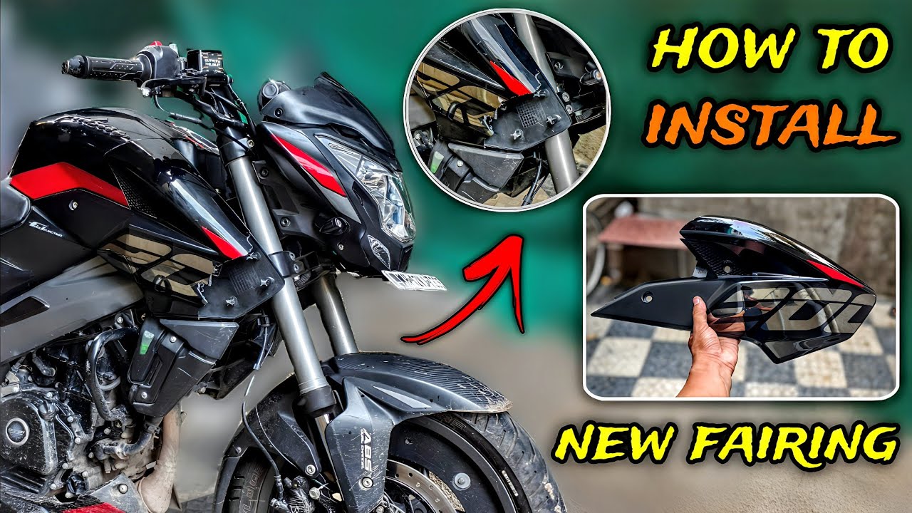 my ns200 new fairing ⚡ How to install right side firing on ns200 ️ # ...