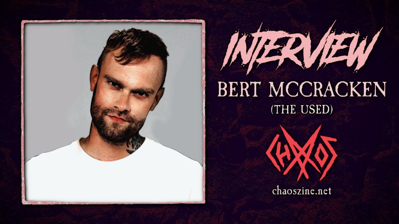Interview with Bert McCracken about The Used's 15th anniversary - YouTube