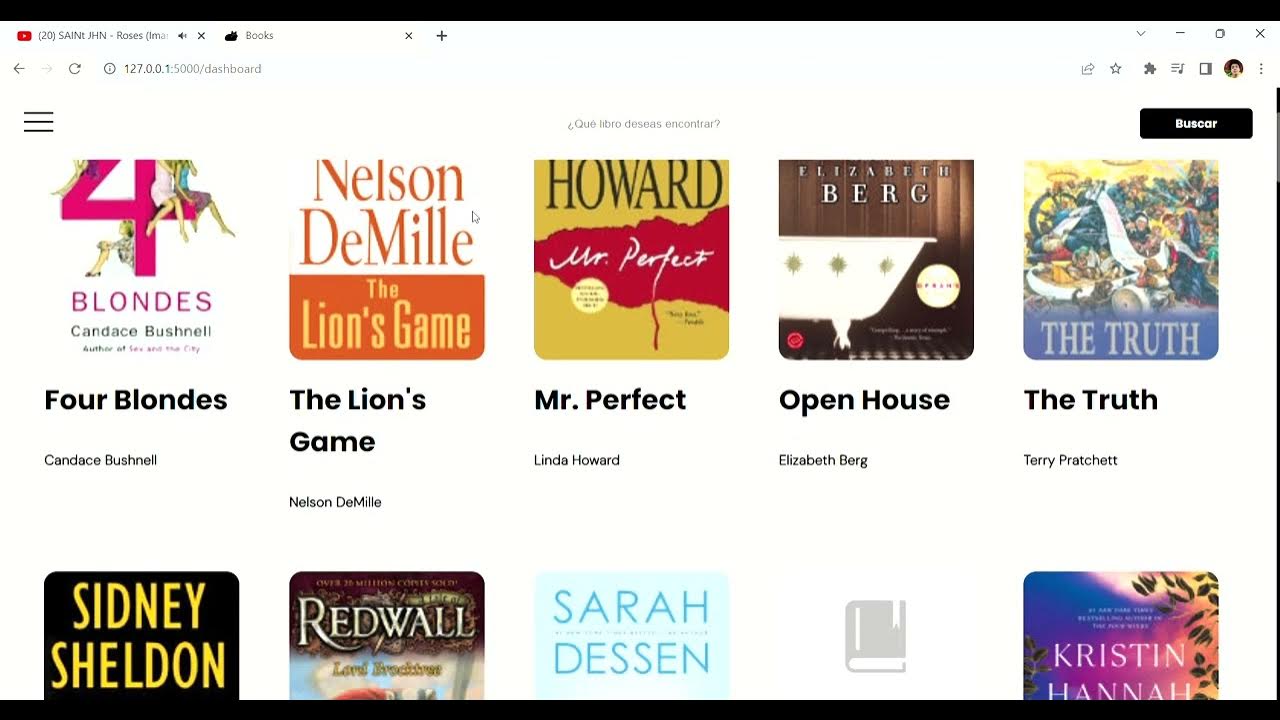 Books | Project 1: Books | CS50W - DTCarlox77 - YouTube