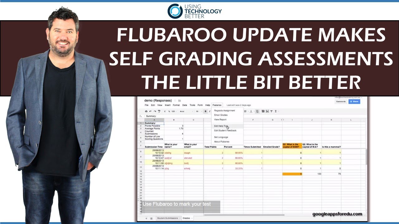Flubaroo Update Makes Self Grading Assemments Just The Little Bit ...