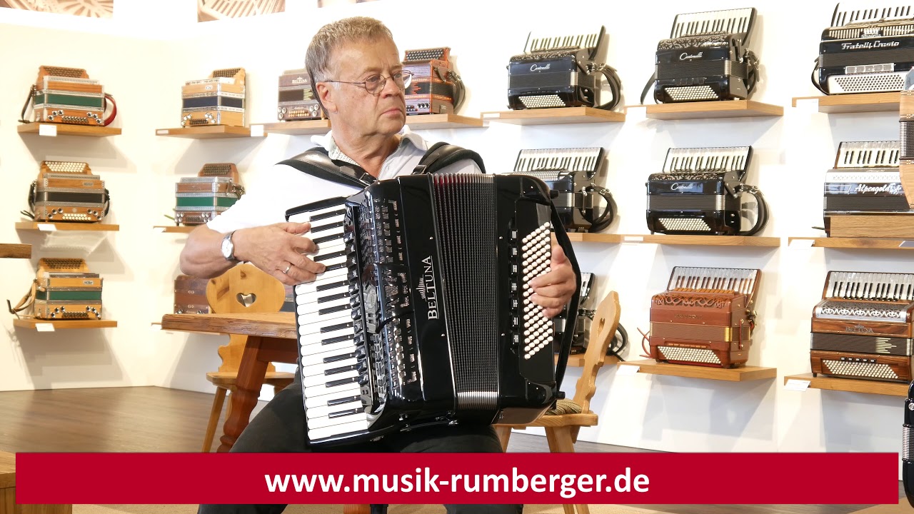 Akkordeon - Beltuna Prestige IV 96 P - gespielt von Fredi Gradinger ...