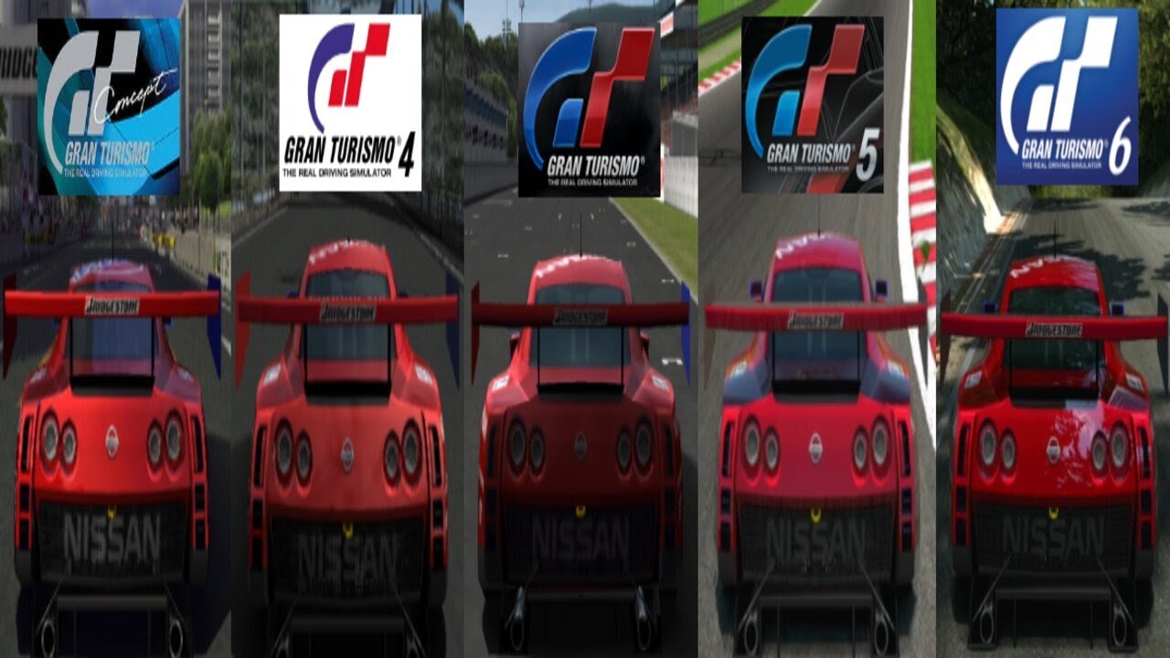 Evolution of the Nissan GT-R Concept LM Race Car in Gran Turismo - YouTube