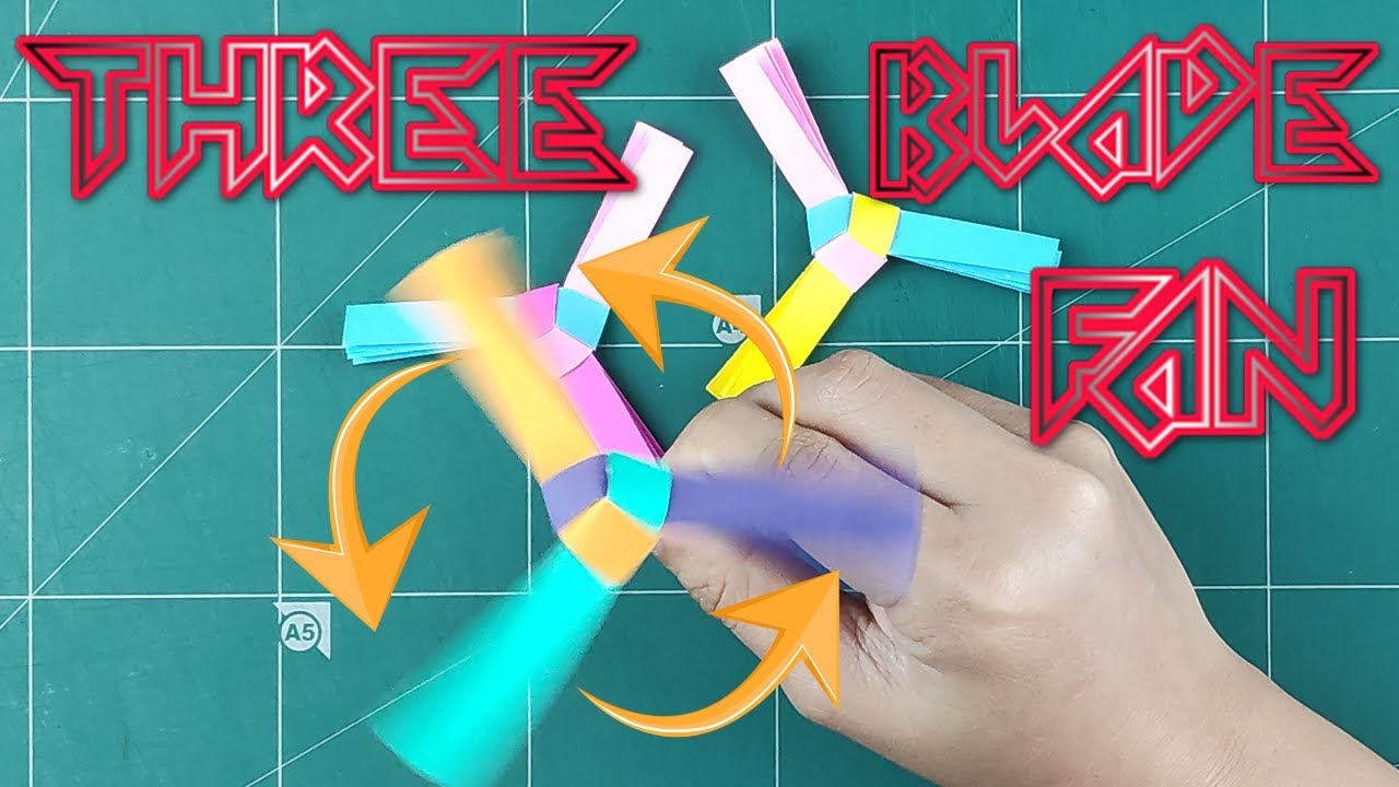 How to Make A Flying Helicopter Blades - Origami Easy Helicopter Blades ...