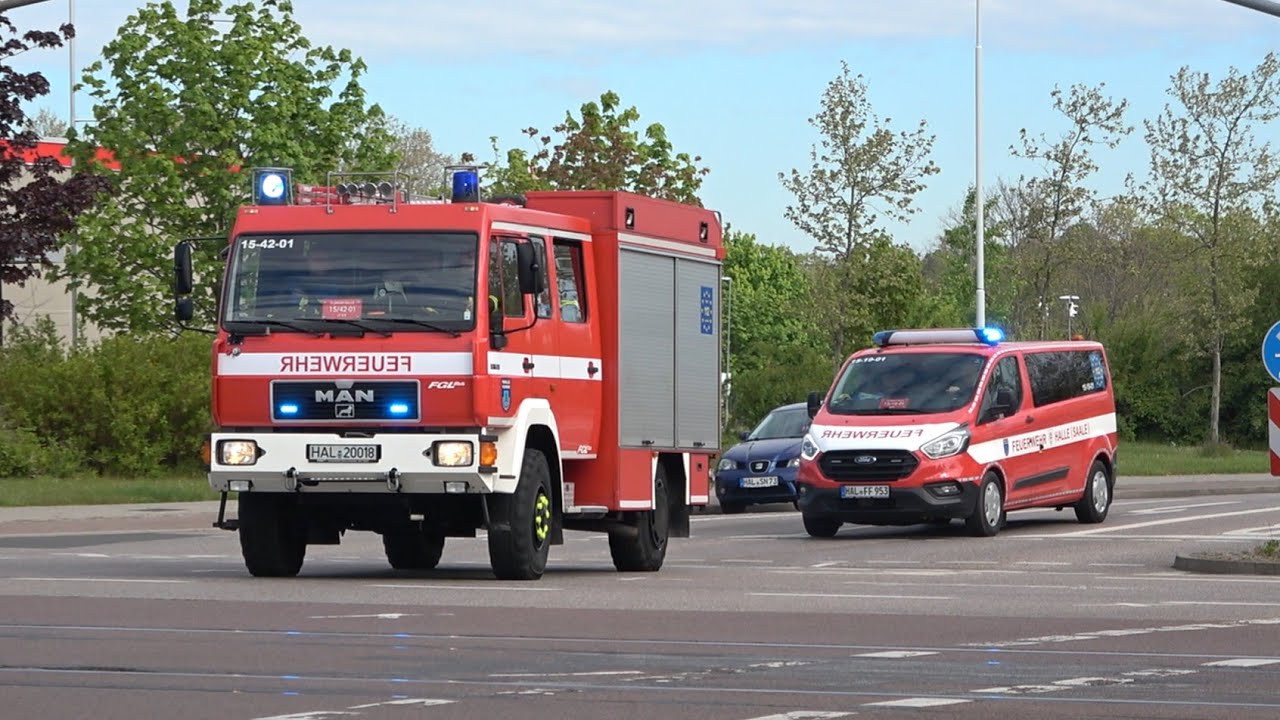 2x LF 8/6 und MTF FF Halle-Nietleben - YouTube