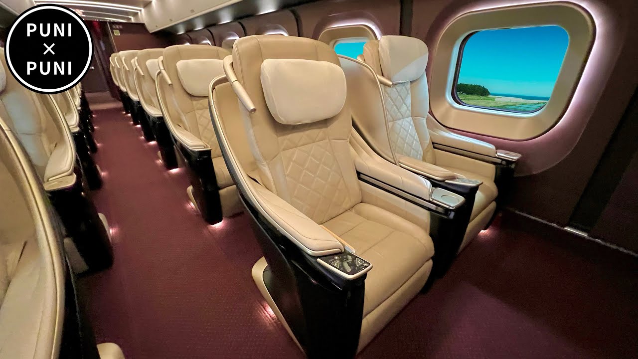 Riding Japan's Most Luxurious First-Class Bullet Train "Shinkansen ...