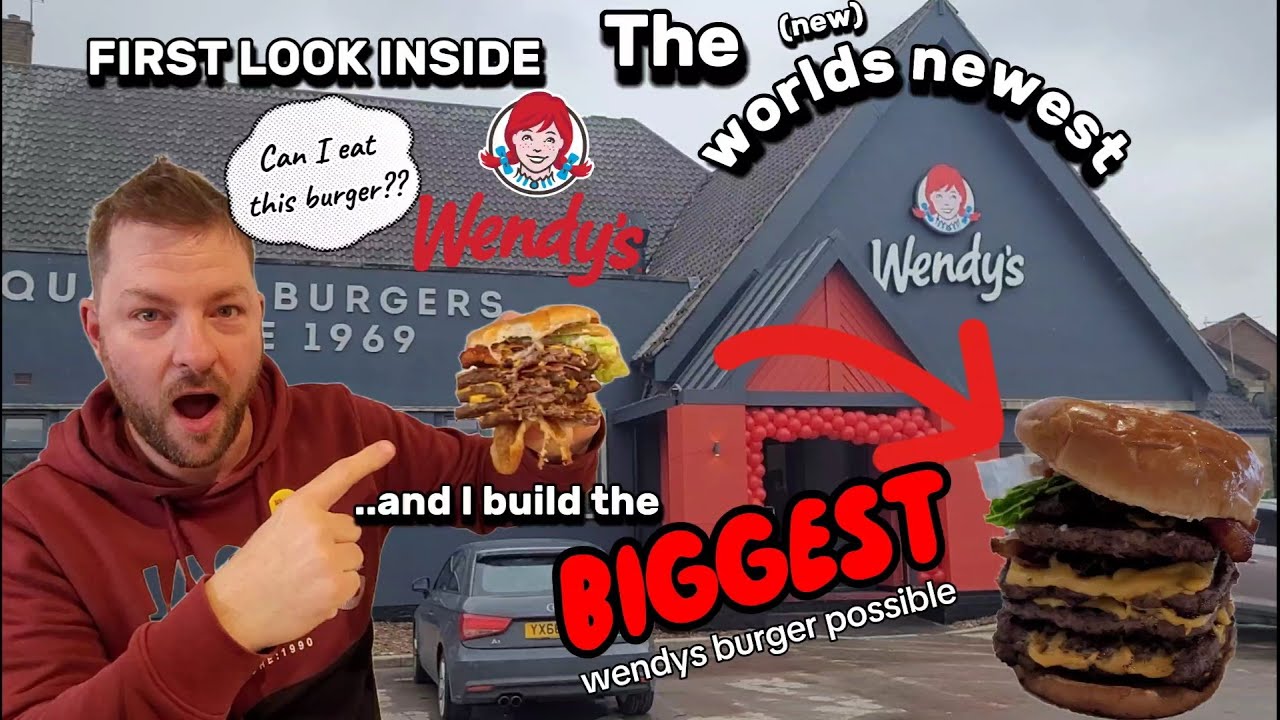 FIRST LOOK inside Hull's NEWEST Wendy's | We build the BIGGEST Wendys ...