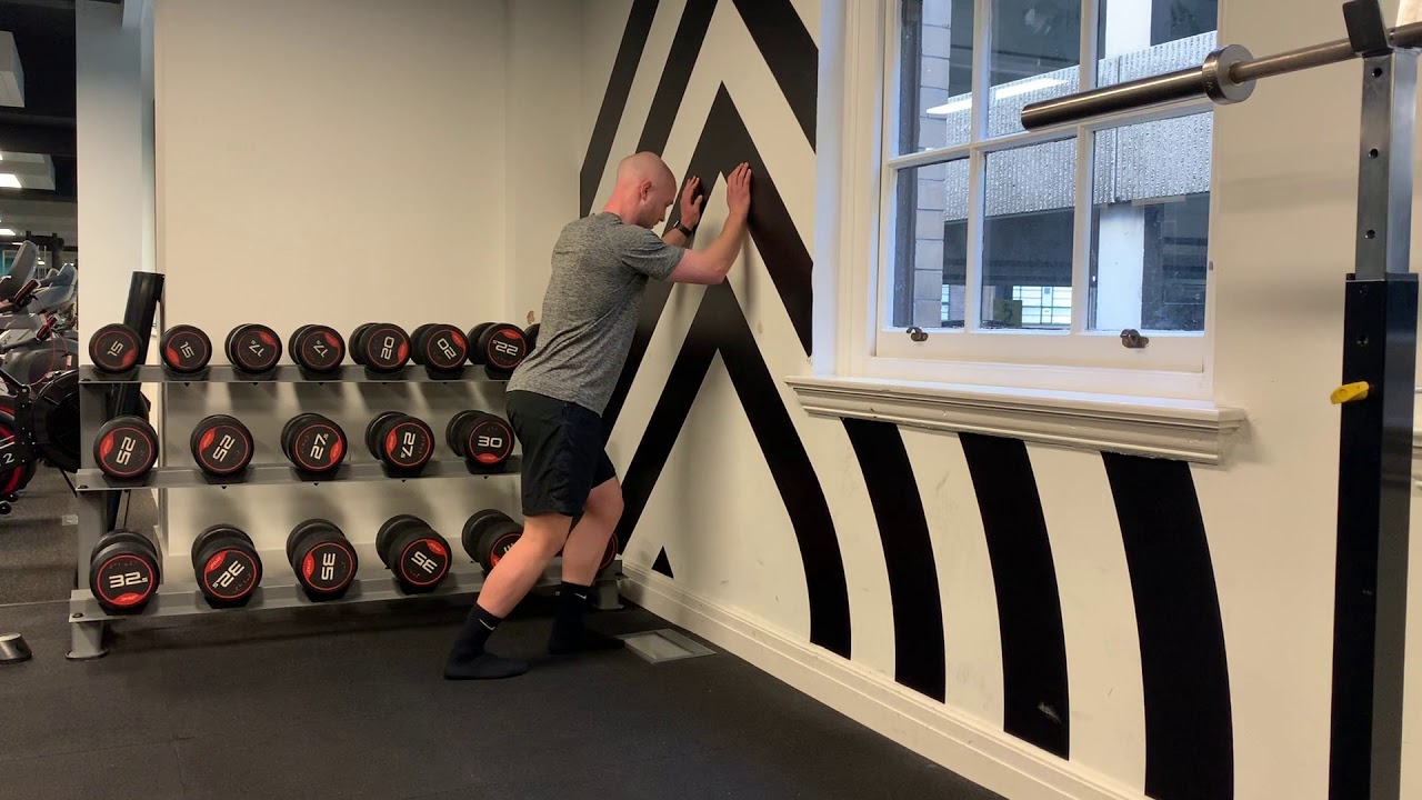 Dynamic Soleus Stretch - YouTube