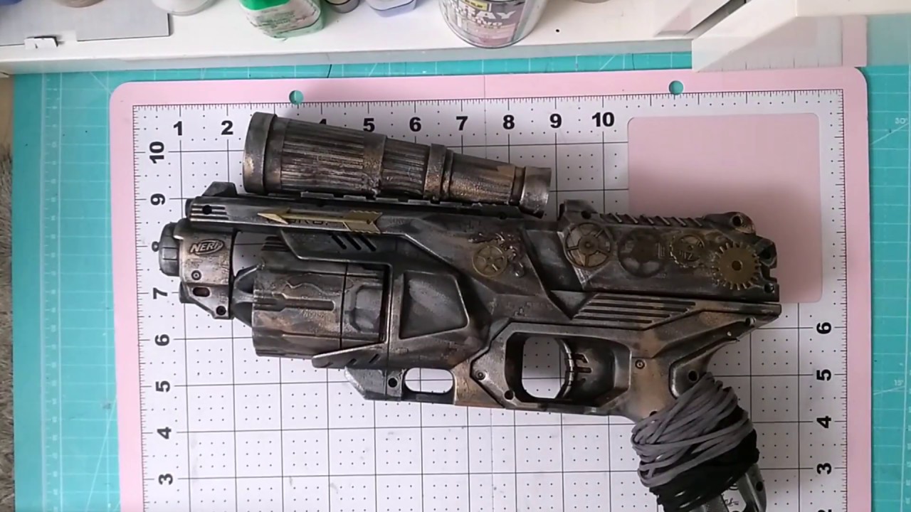 ALTERED NERF Steampunk - Pistola Nerf alterada - Cosplay Nerf - TRUCOS ...