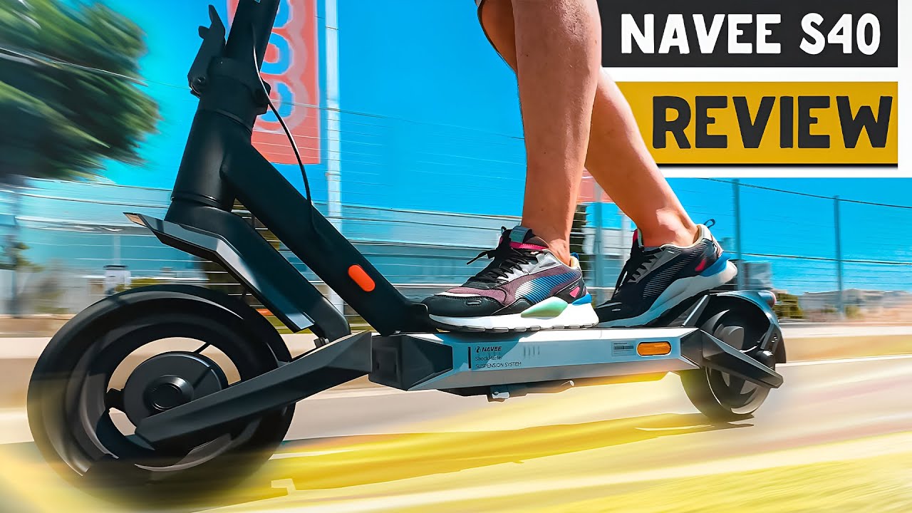 Navee S40 Electric Scooter Review: City Commuter Champ? (2024) - YouTube