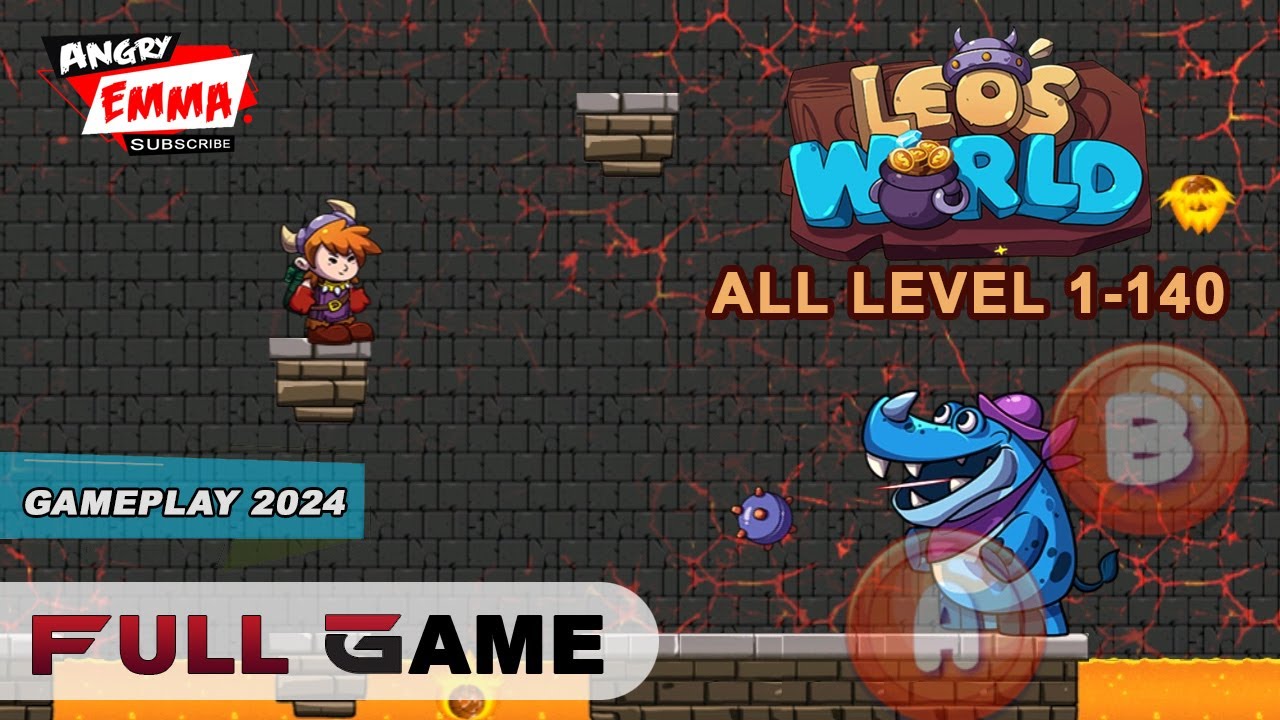 🍄Leo's World - FULL GAME (ALL Levels 1-140) Gameplay 2024 - YouTube