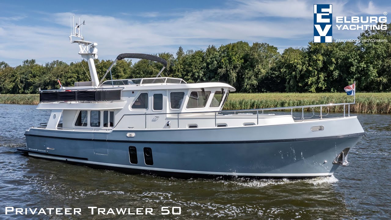 Privateer Trawler 50 - France Proof - Stabilizers - YouTube