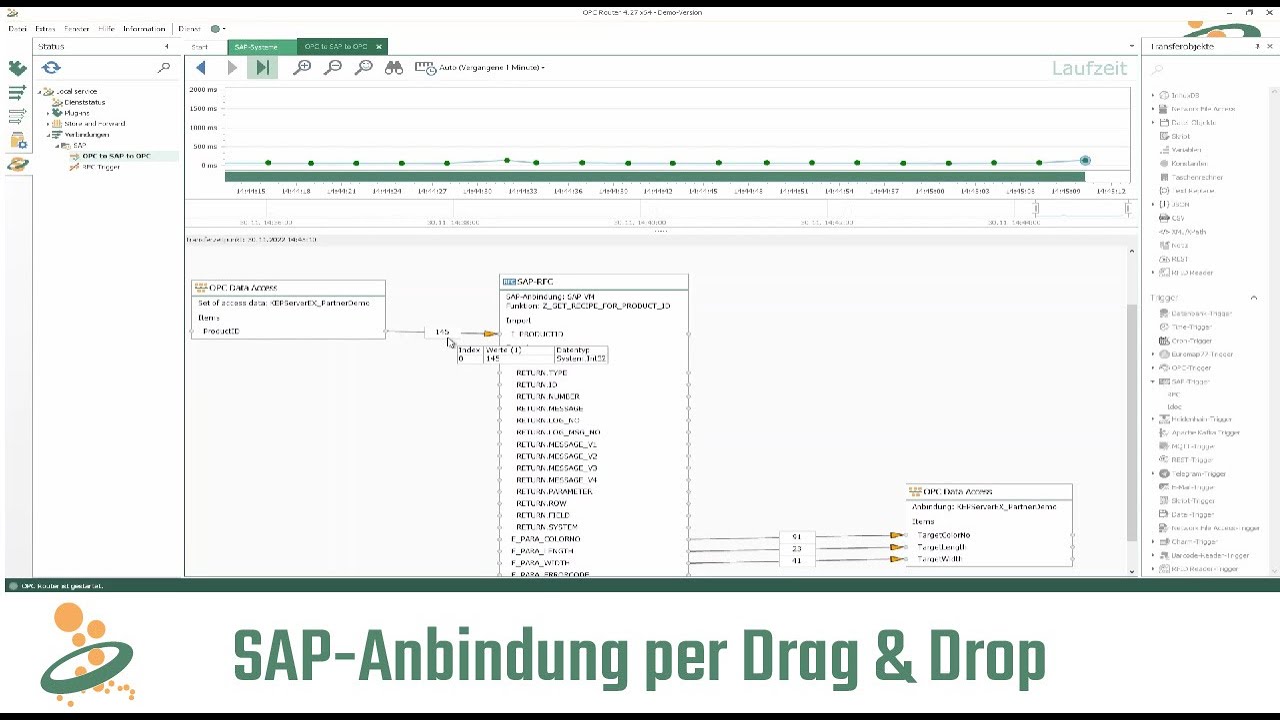 SAP Anbindung per Drag & Drop - YouTube