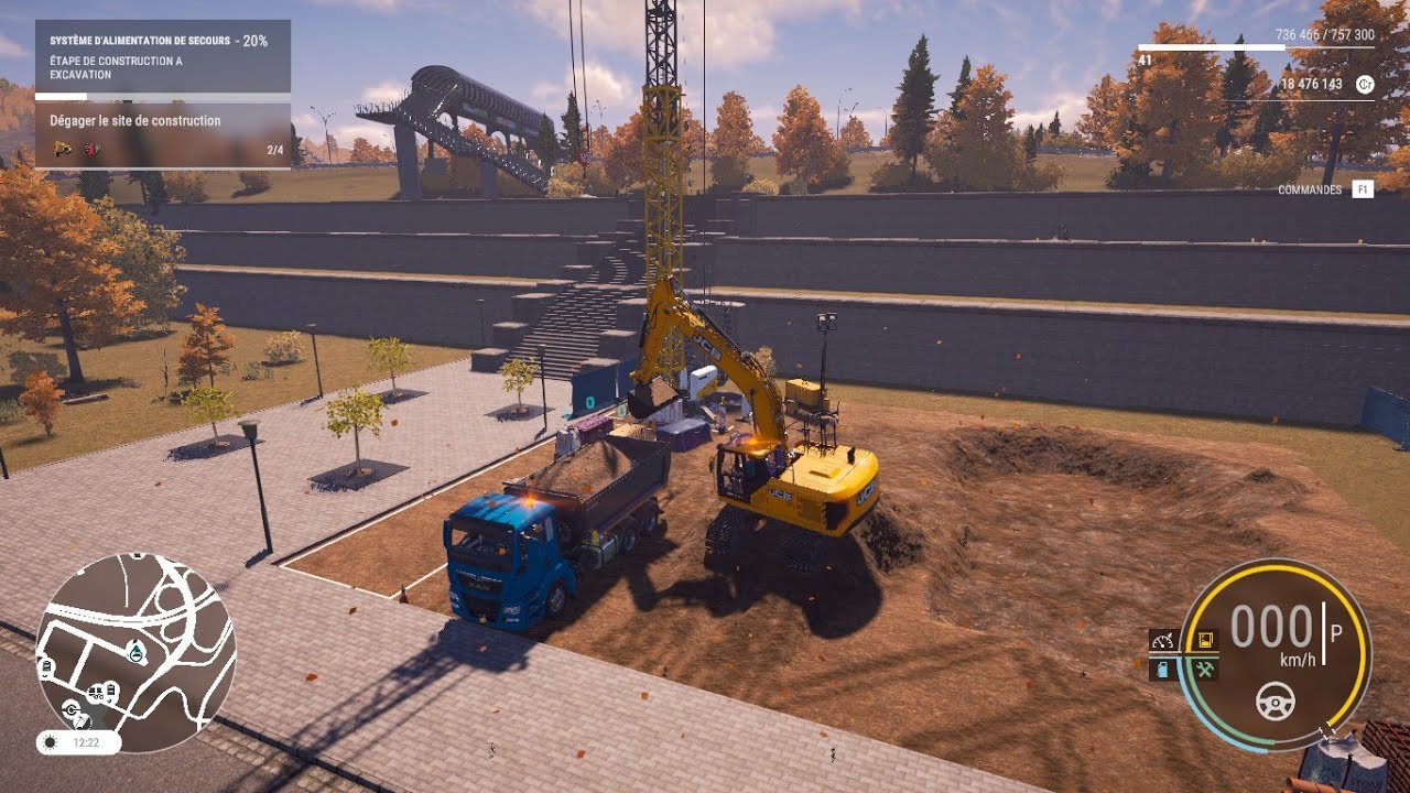 Construction simulator 22 PC - YouTube