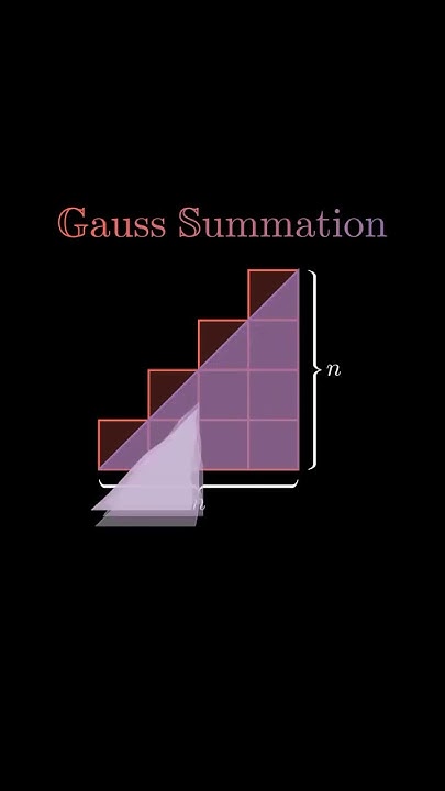 Gauss summation - YouTube
