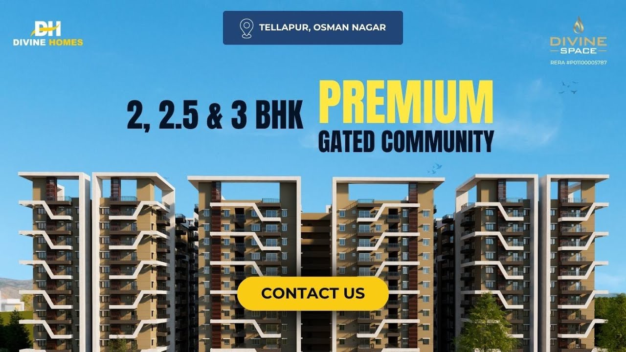 Divine Space by Divine Homes project in Tellapur fully gated community ...