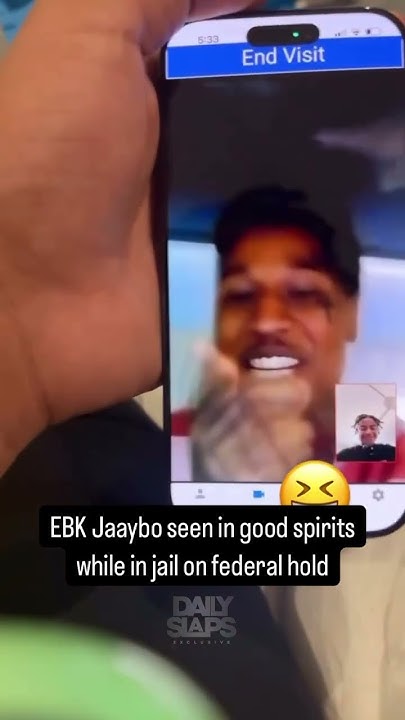 EBK Jaaybo seen in good spirits while in jail on federal hold - YouTube