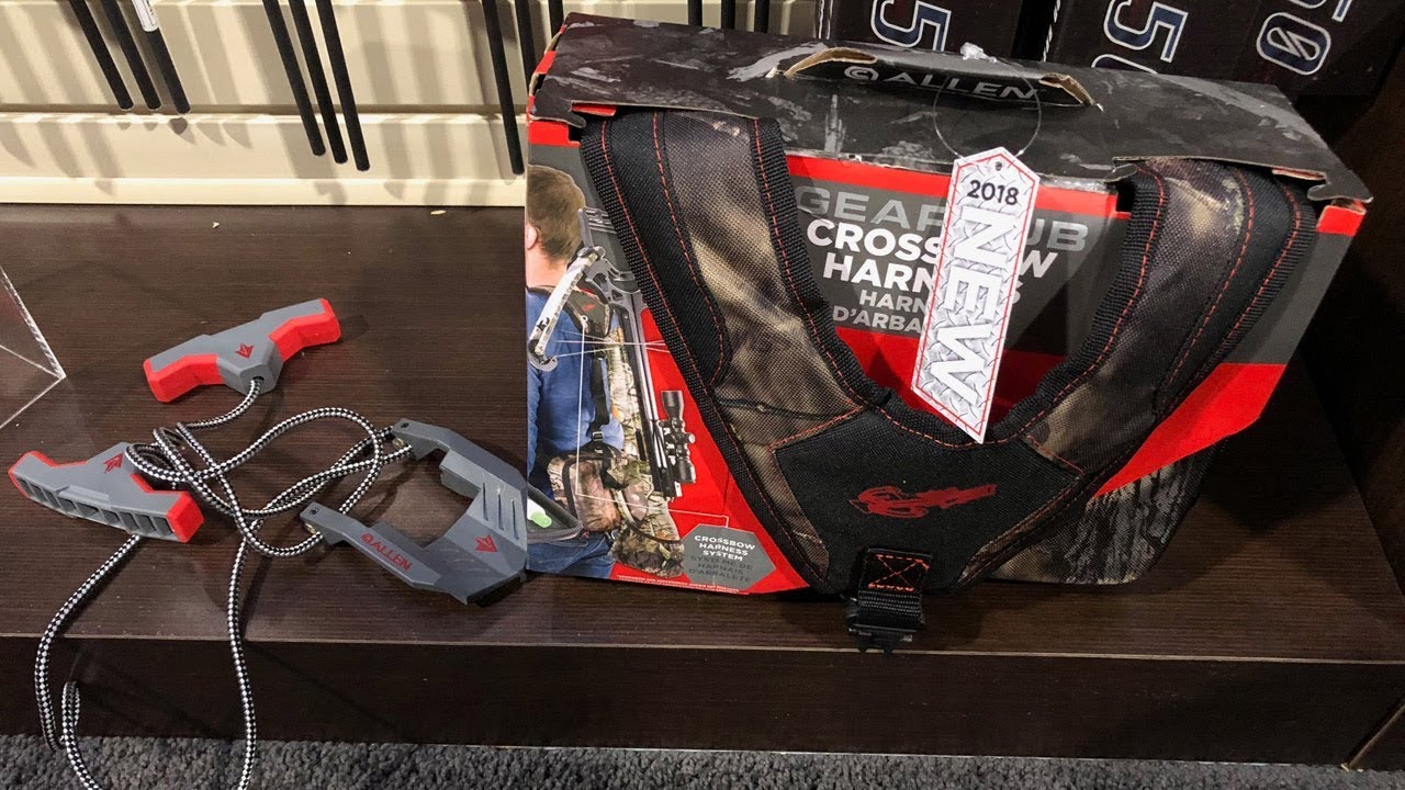 Allen Crossbow Harness and Slide Guide Cocking Sled - YouTube