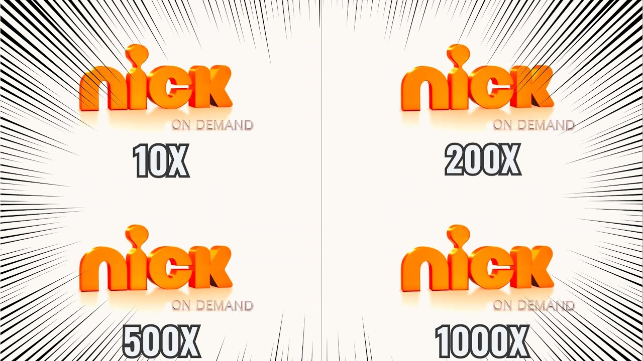 Nick On Demand Intro Logo Getting Faster - YouTube