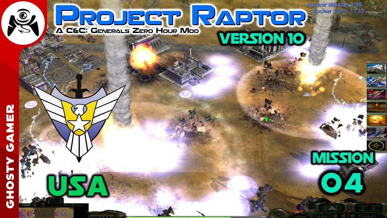 Project Raptor V10 - USA Mission 4 - Generals ZH - YouTube