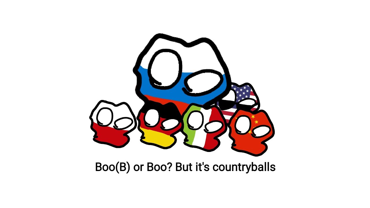 Boo(B) or Boo? But it's Countryballs - YouTube