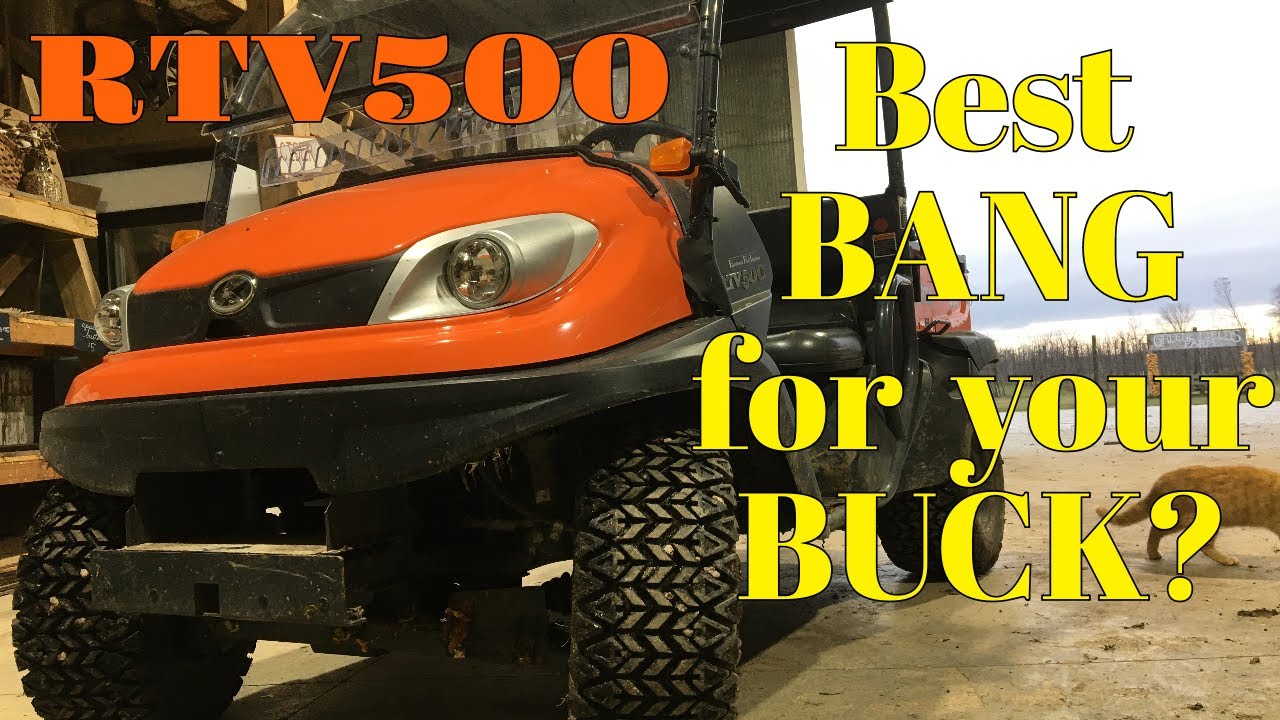 KUBOTA RTV500 Review | Better than a POLARIS? - YouTube