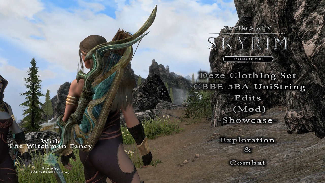 Skyrim SE : Deze Clothing Set-CBBE 3BA UniString Edits MOD ...
