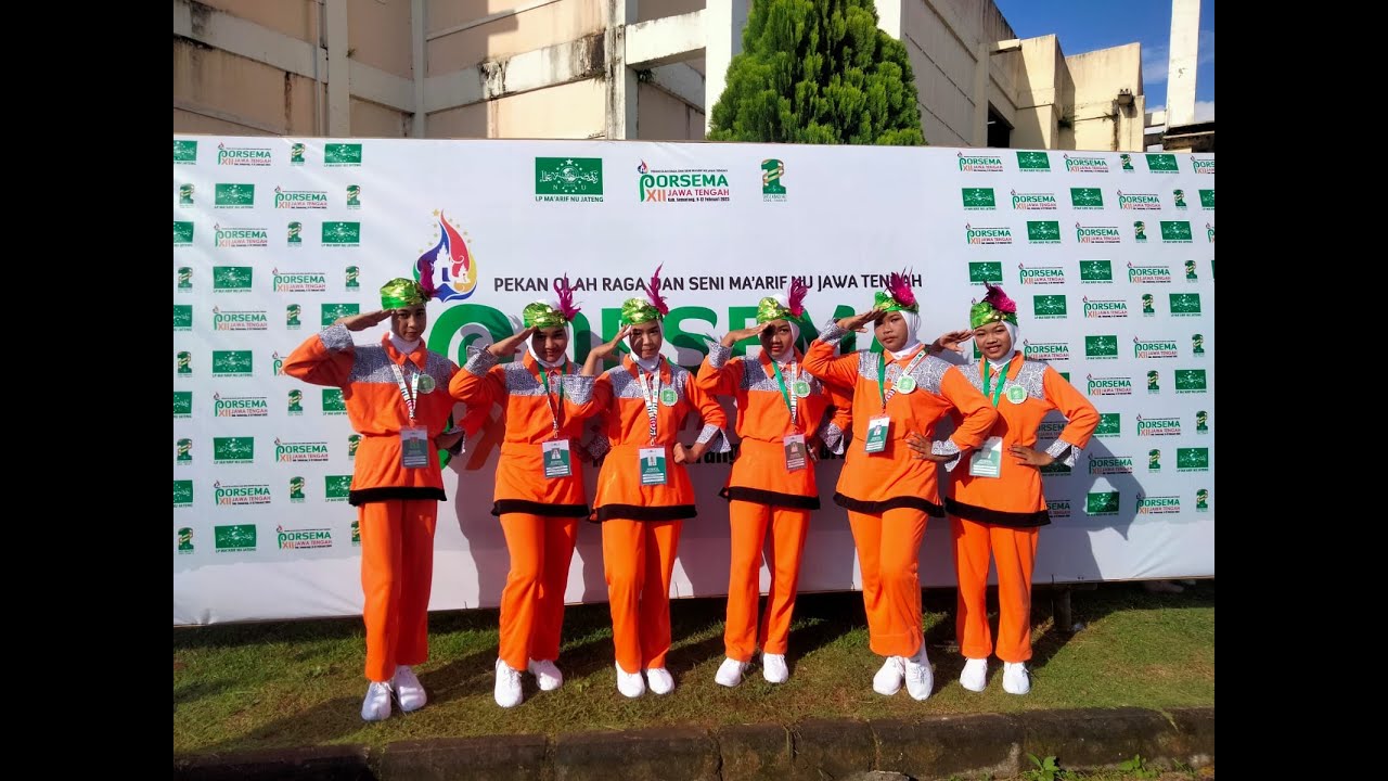 Lomba Senam NU Porsema XII Jateng 2023 - YouTube