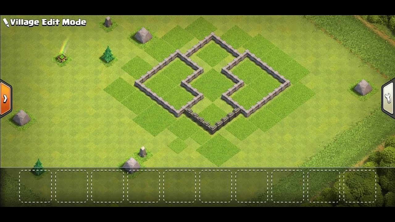 [Clash of Clans]TH4 Home Base Best Layout - YouTube