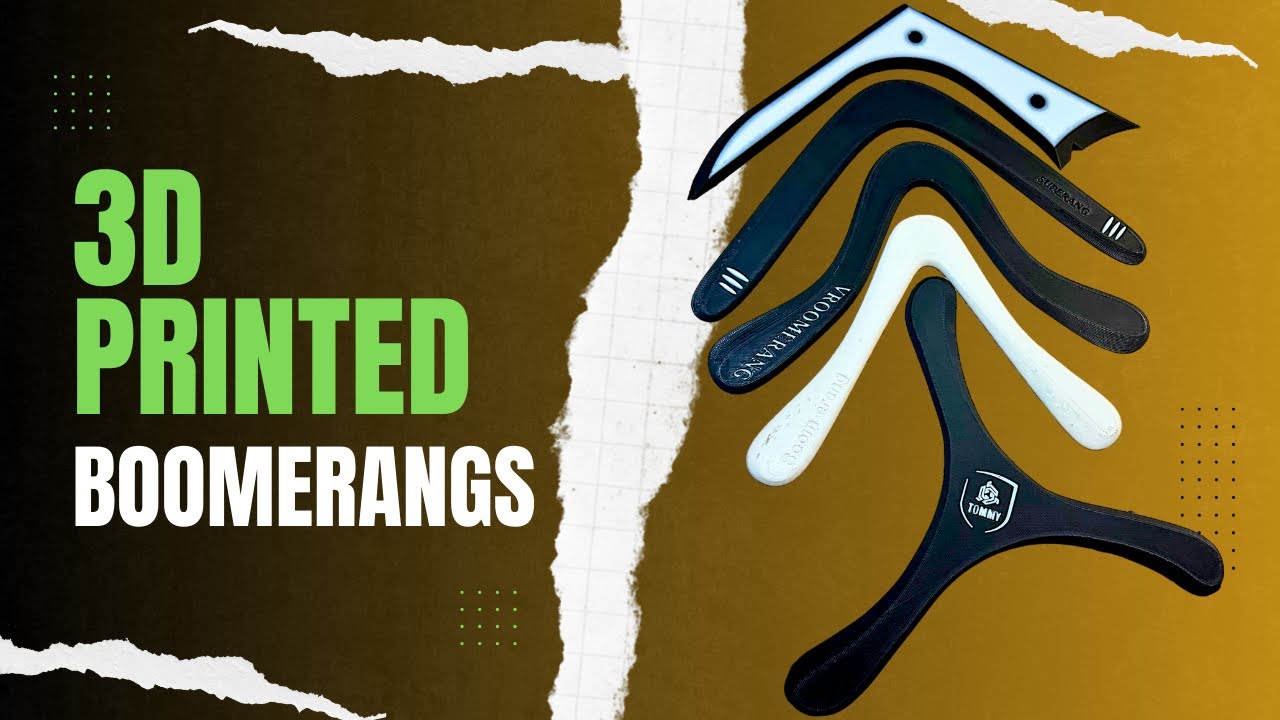 3D Printed.. Boomerangs?! - YouTube