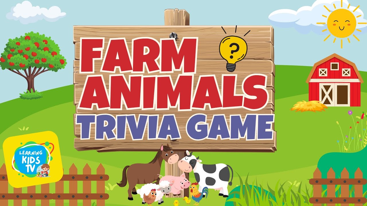 Farm Animals Fun Quiz | True or False? | Trivia Game | The Learning ...