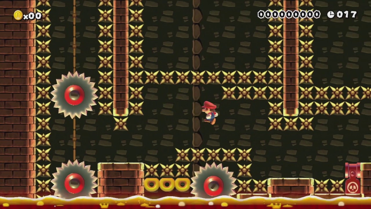 Super Mario Maker - Super Meat Bros. [Hard Edition] - YouTube
