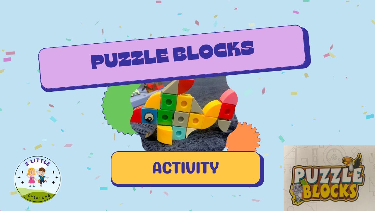 Puzzle blocks || Connector Toys Fun for Kids @2littlecreators - YouTube