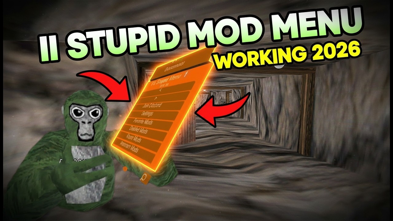 Gorilla tag II Stupid Mod Menu Working 2026 Tutorial #gorillatag #mods ...