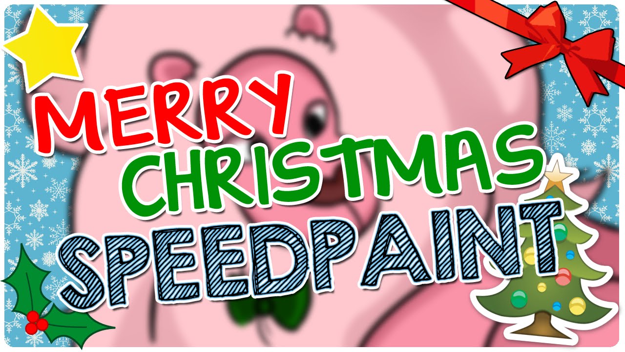 Merry GEM Christmas | SPEEDPAINT - YouTube