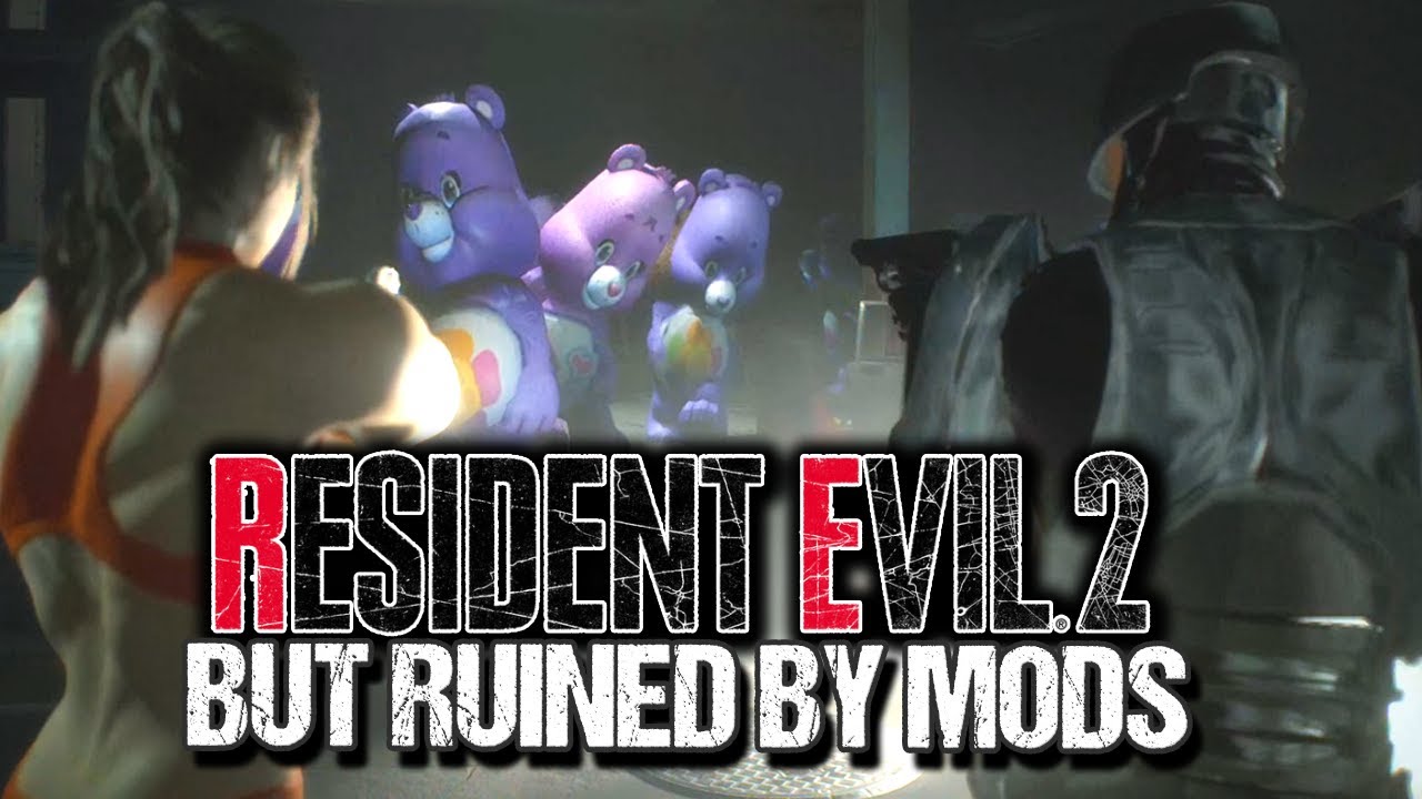 Resident Evil 2 but it's Ruined by Mods - YouTube