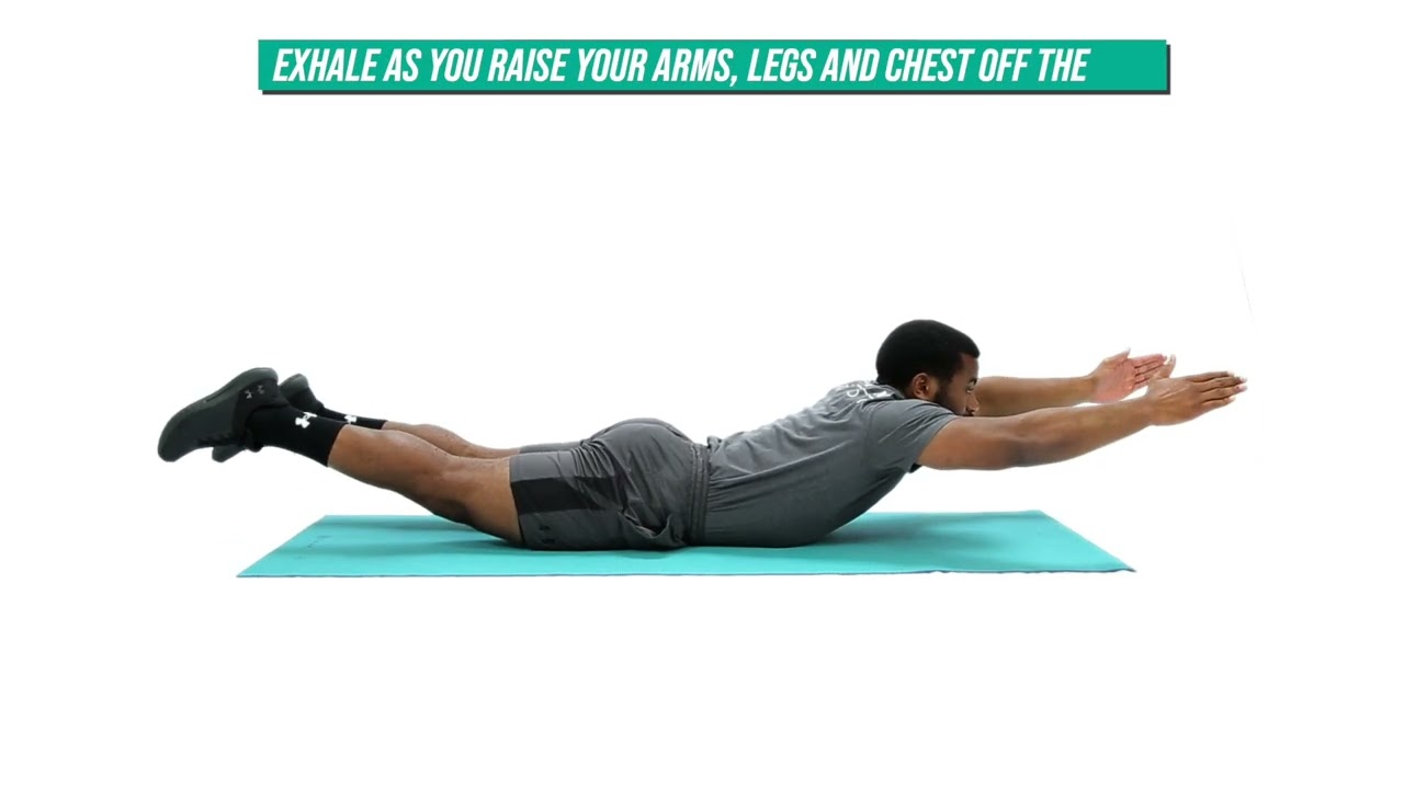 How To Do Superman Hold | Exercise Demo - YouTube