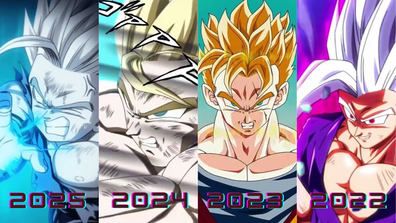 Evolution of Gohan Animations 2015-2025 DBZ Dokkan Battle - YouTube