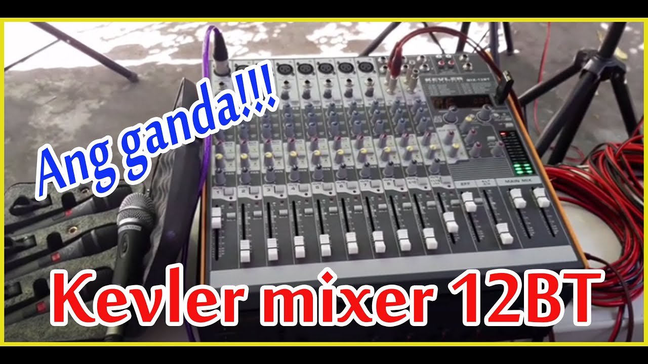 Kevler mixer 12BT w/ kevler midhigh speaker sound check - YouTube