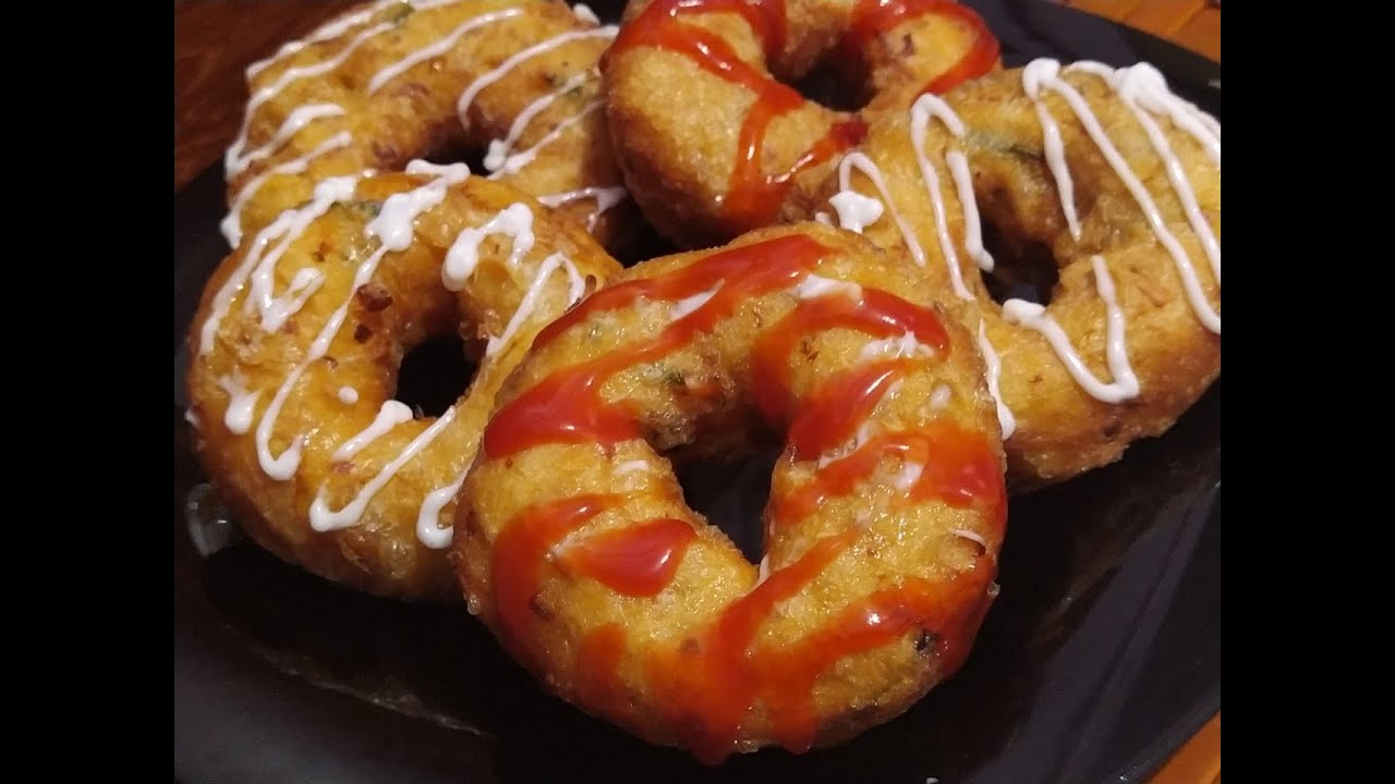 Chicken Donuts / Chicken Doughnuts Recipe - Foods Fever - YouTube